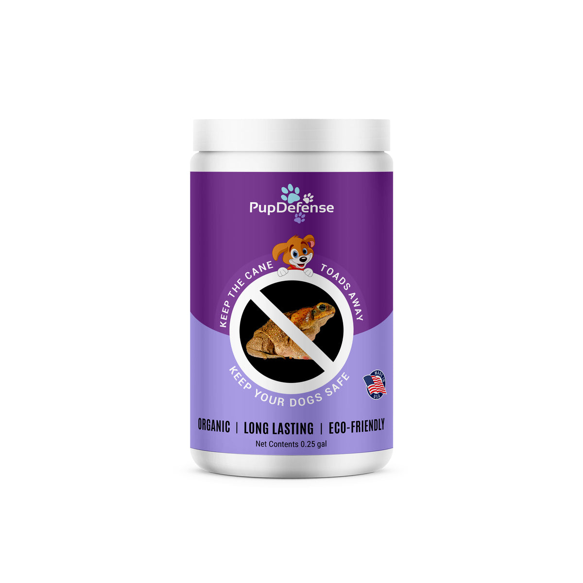 PupDefense Granules - Cane Toad / Sonoran Desert Toad Deterrent - 1/4